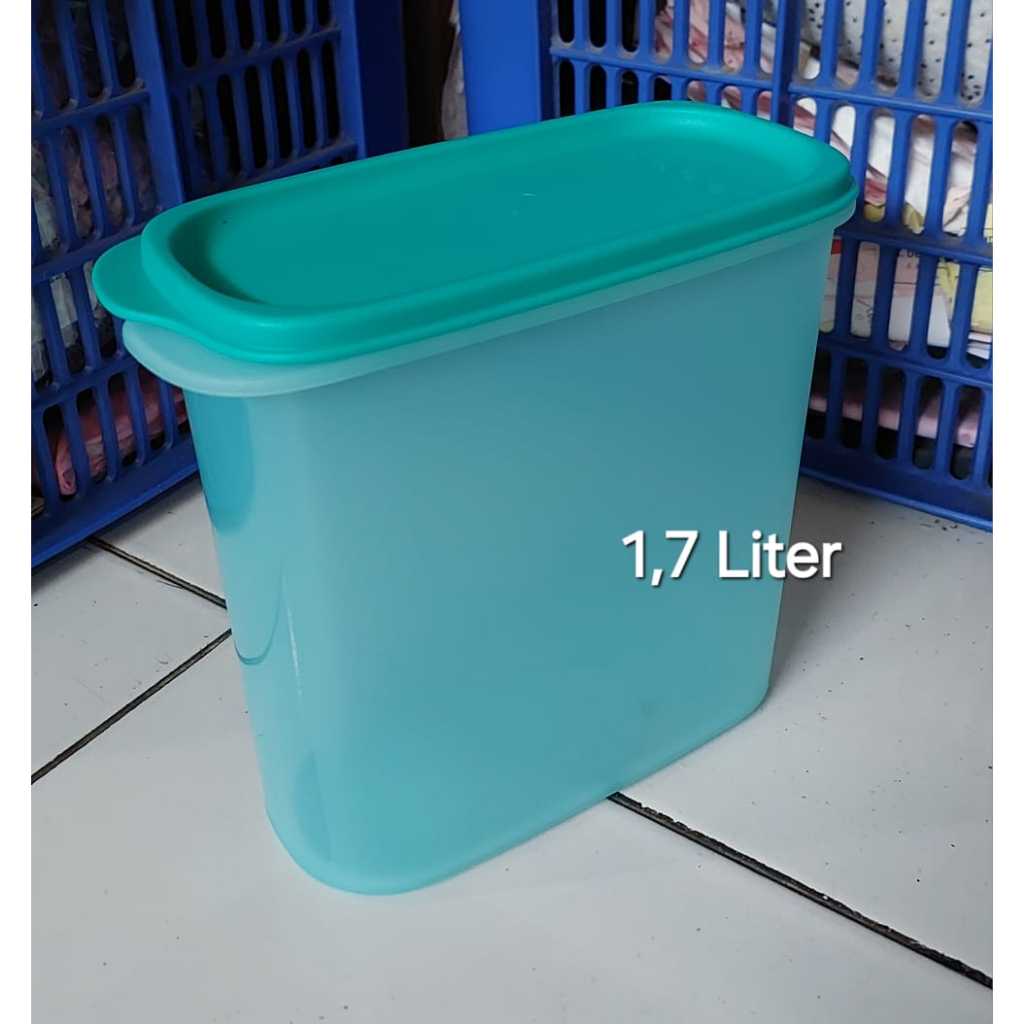 Jual TUPPERWARE Smart Saver Oval#3 1,7 Liter Tosca | Shopee Indonesia
