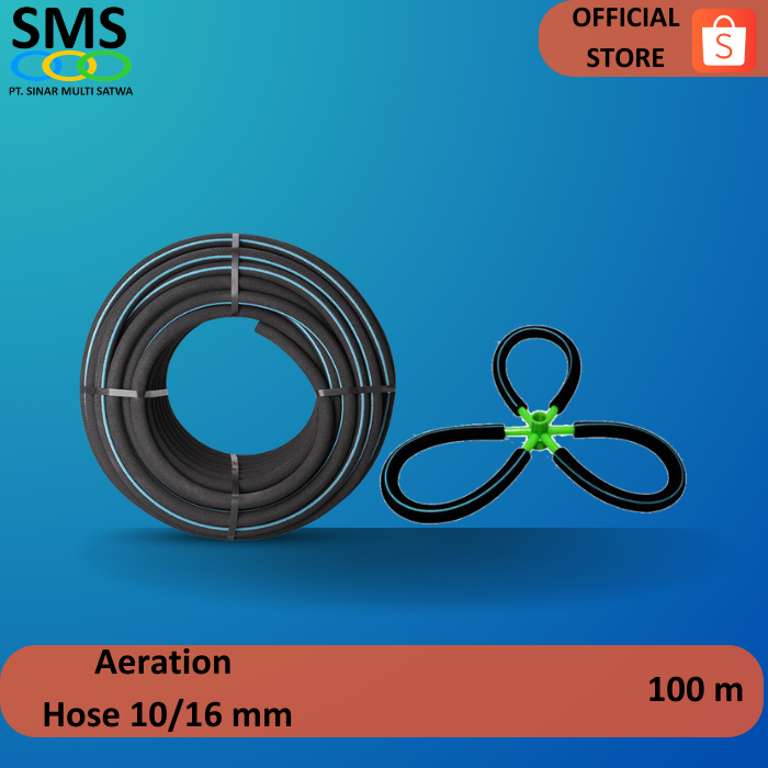 Jual Selang Aerasi Uniring / Aeration hose 10/16 mm 100 m/roll (Uniring ...