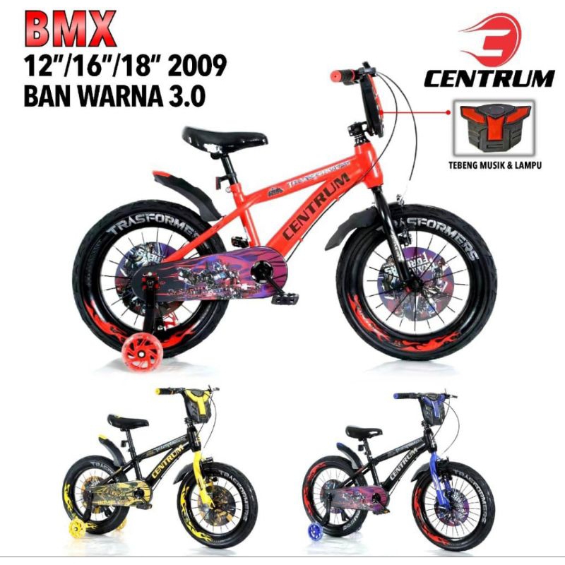Jual Sepeda anak cowok roda empat Centrum BMX 2009 12Inch 16Inch 18Inch ...