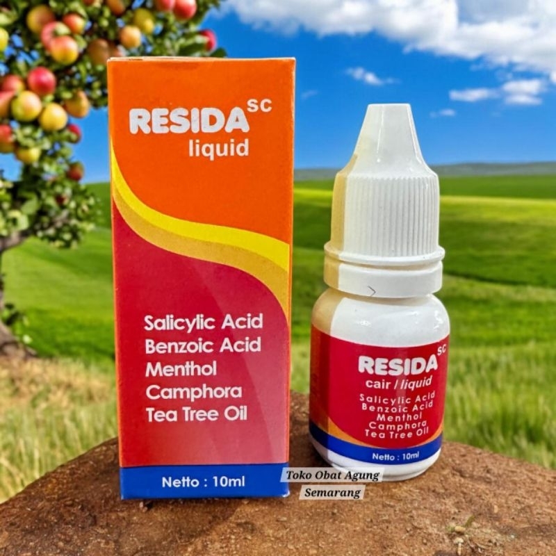 Jual Resida Cair 10 ml. Obat Jamur, Gatal, Panu, Kadas, Kurap Dll ...