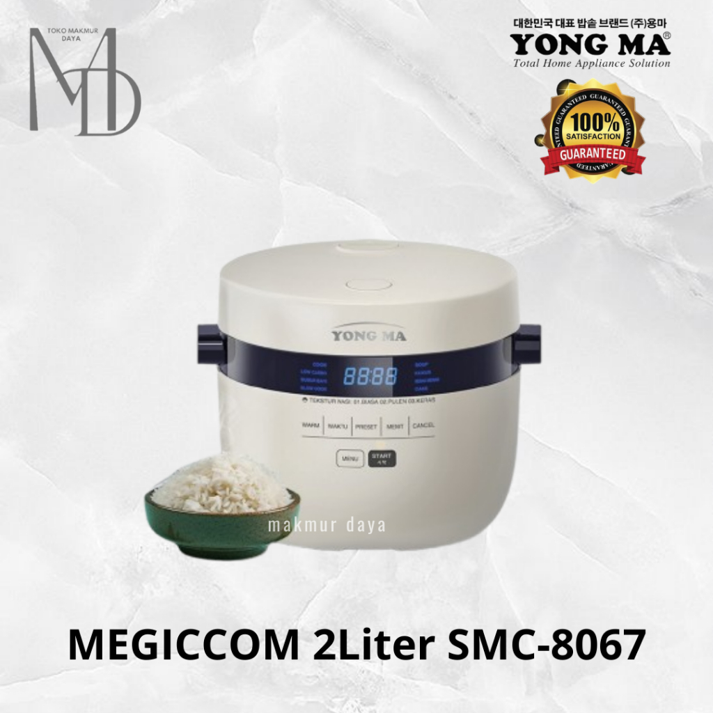 Jual Megiccom Yongma SMC8067 / SMC 8067 Rice Cooker Yong Ma SMC-8067 ...
