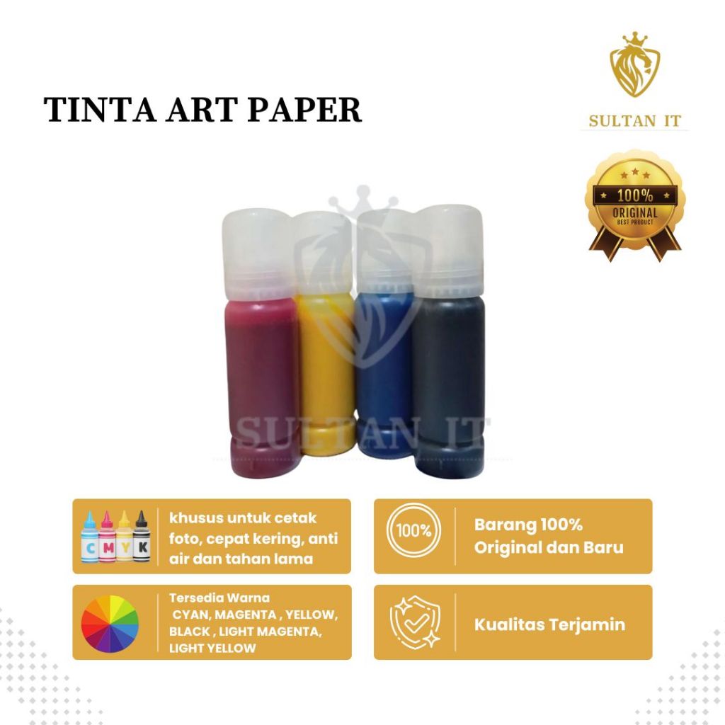 Jual Tinta Art Paper Refill For Printer Epson Cocok Untuk Kertas Art ...