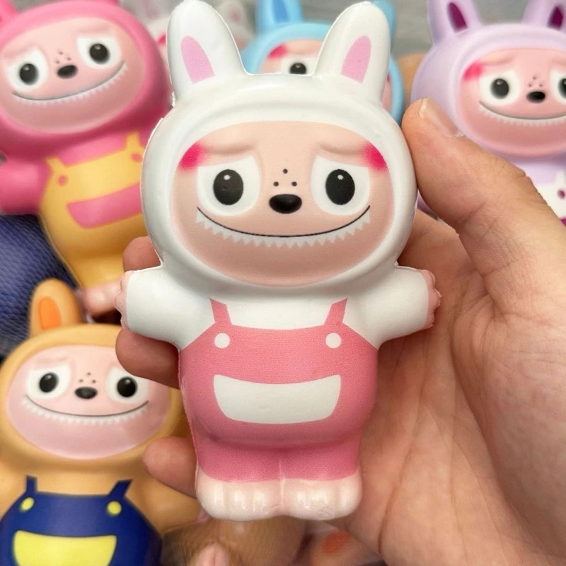 Jual * MKA * MAINAN SQUISHY LABUBU BAJU SANRIO PENCET SQUISI KELINCI ...
