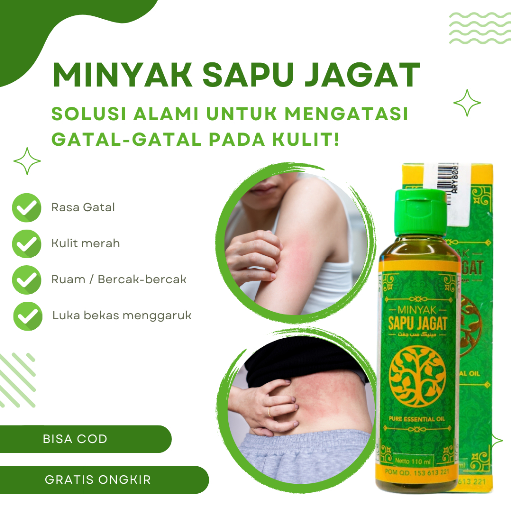 Jual Minyak Sapu Jagat 100% Asli Minyak Oles Untuk Kulit Gatal Ruam ...