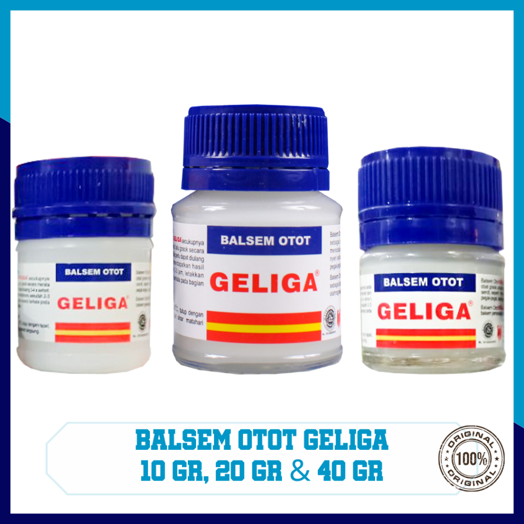 Jual Balsem Otot GELIGA ALL VARIANT | 10 GR | 20 GR | 40 GR | Shopee ...
