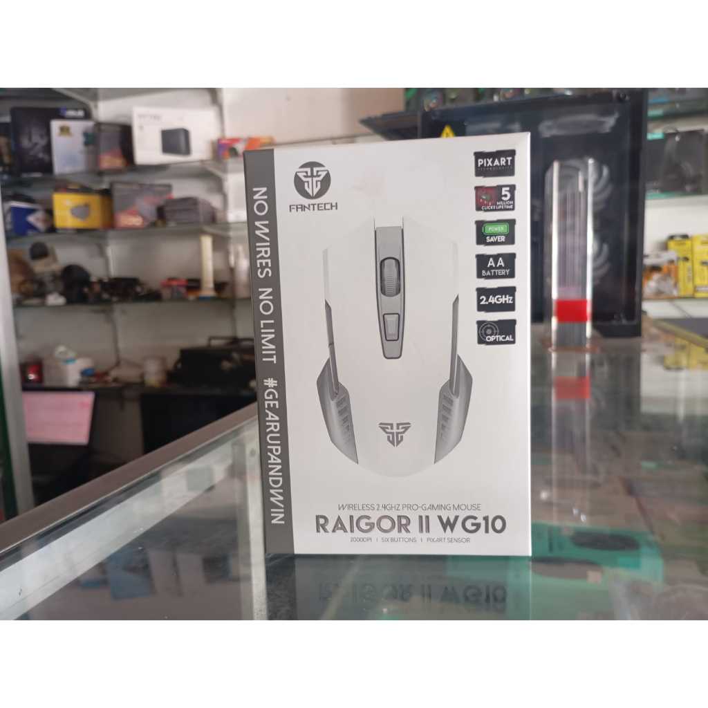 Jual Mouse Gaming Wireless Original Fantech RAIGOR II WG10 | Shopee ...
