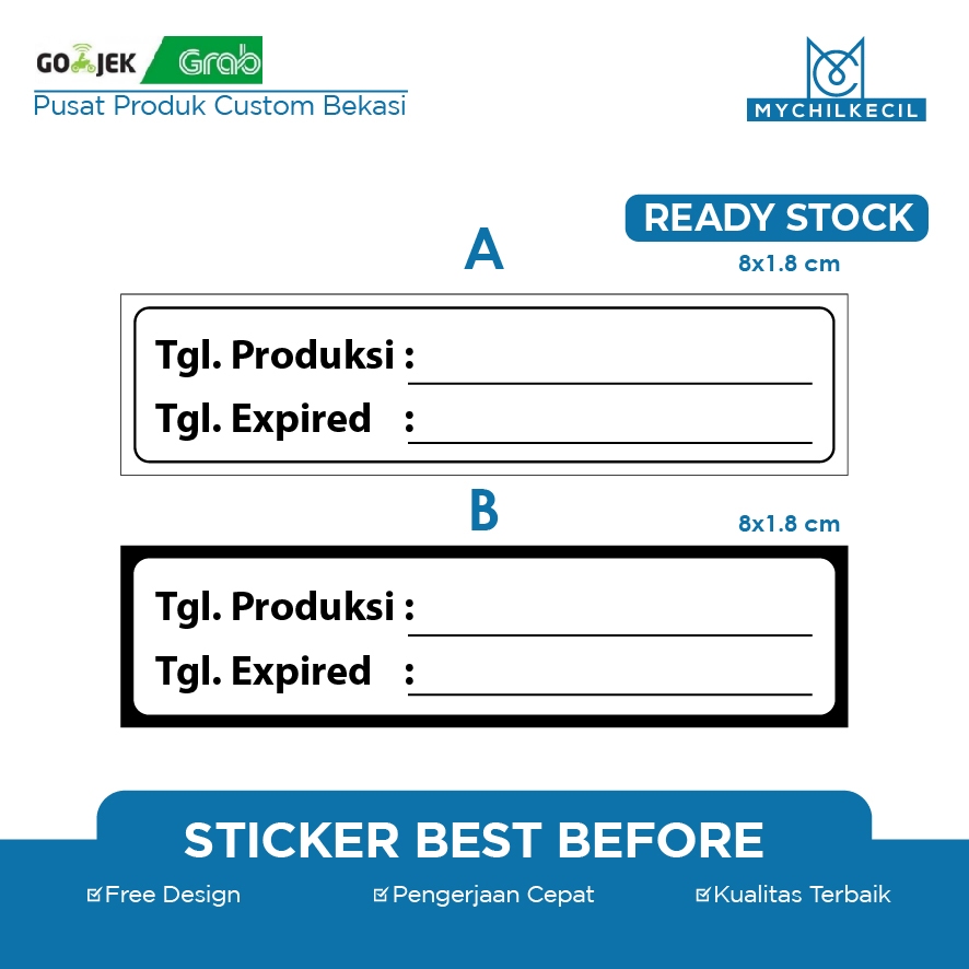 Jual STICKER BEST BEFORE/ STIKER EXPIRED/ STIKER KEMASAN MAKANAN ...