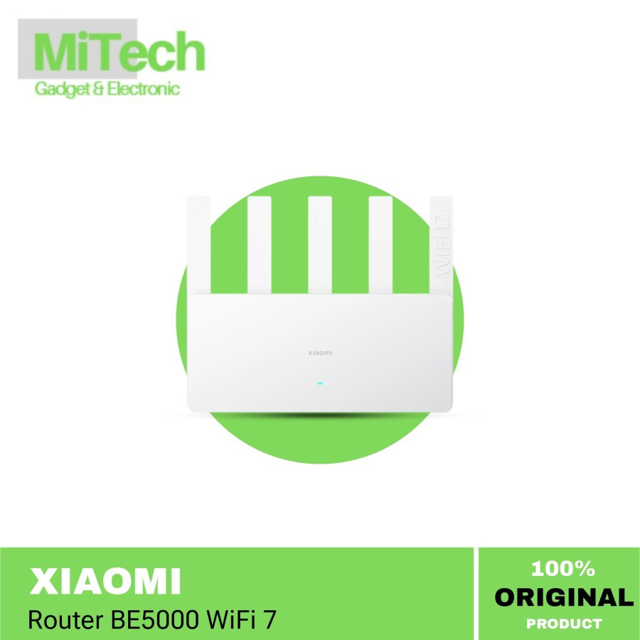 Jual Xiaomi Router BE5000 WiFi 7 5011Mbps 2.4G/2.5GHz Network Port ...