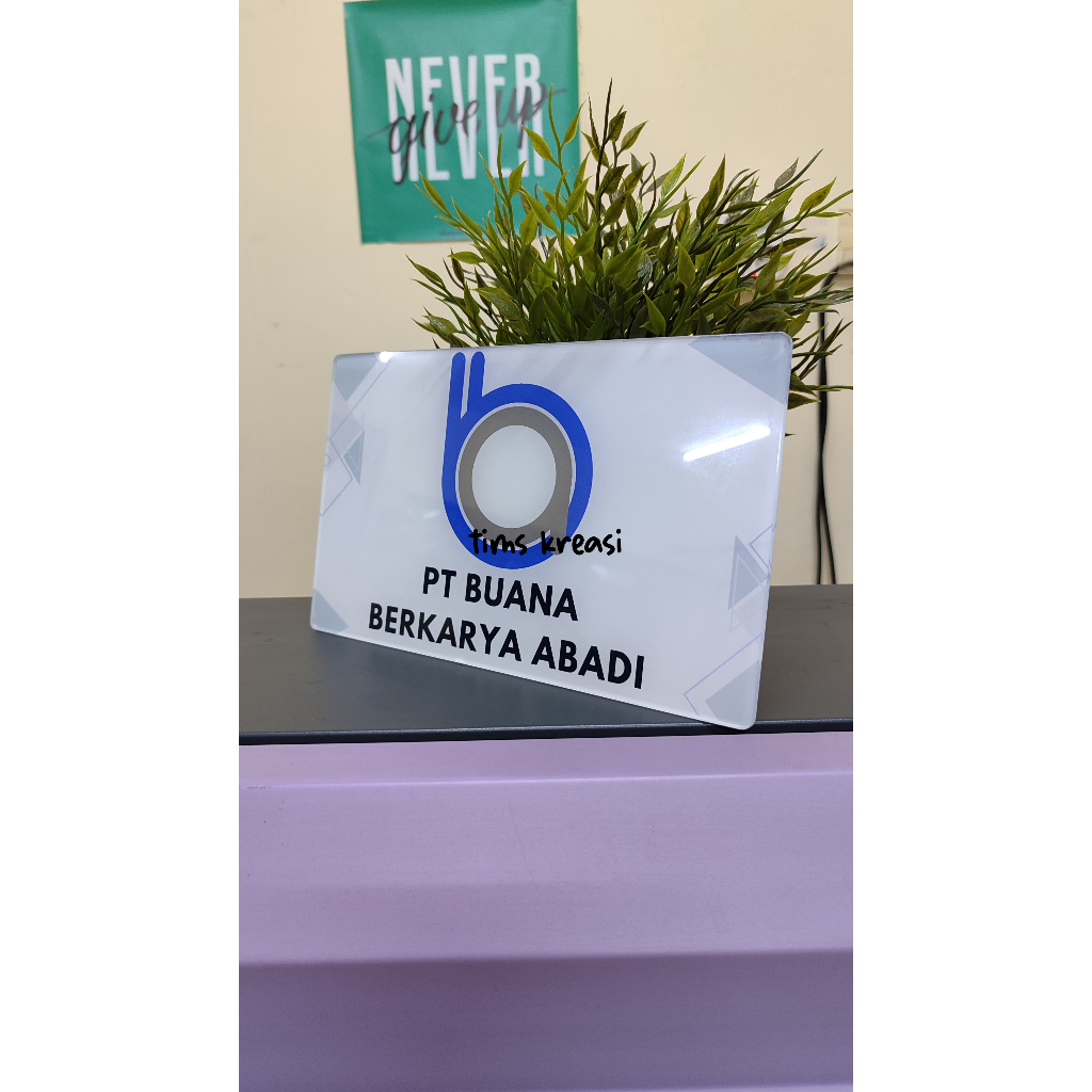 Jual Papan Nama PT | Plang Akrilik | Papan Nama Usaha | Signage Akrilik ...