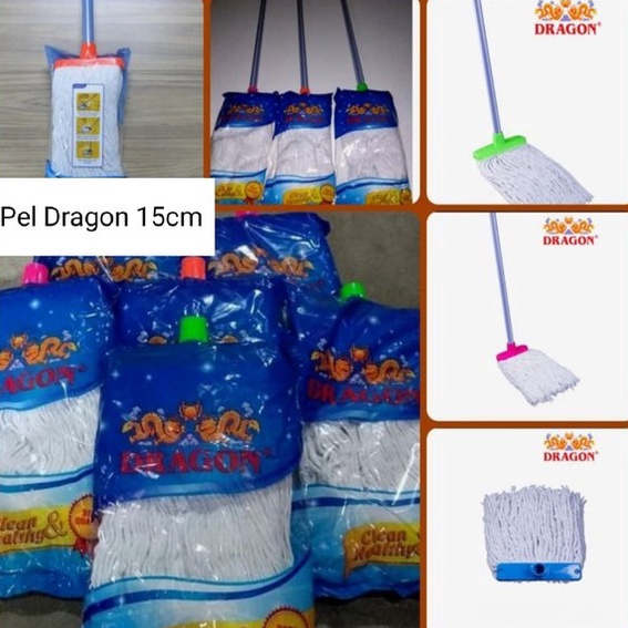 Jual Pel Lantai Dragon Ukuran Kecil 15 Cm 1 Original Include Gagang ...