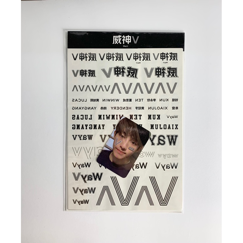 Jual SEALED WINWIN TATTOO STICKER SET MD WAYV 3RD ANNIVERSARY TAKE OFF ...