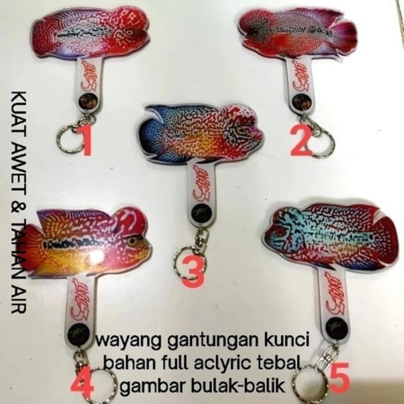 Jual Wayang Ikan Louhan Aclyric Premium Quality Untulan Mental Lohan ...