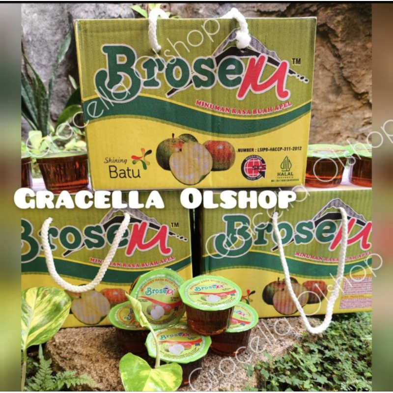 Jual Sari Apel Malang BROSEM 32 cup x 120 ml | Shopee Indonesia
