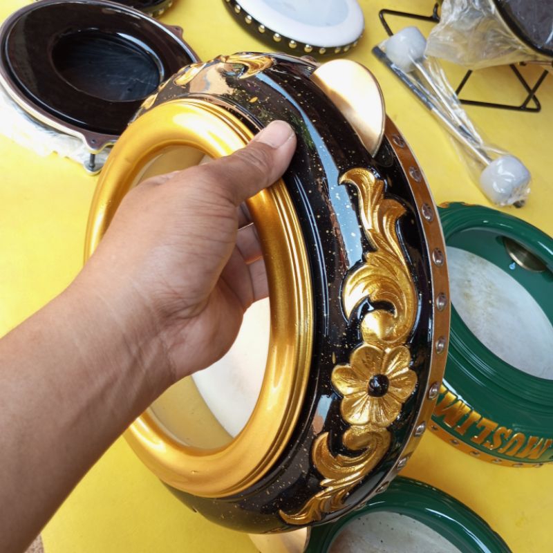 Jual Rebana Hadroh banjari ukur 30cm bahan kayu mahoni | Shopee Indonesia