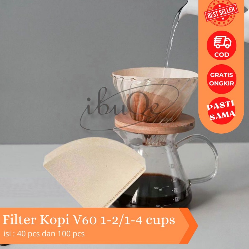 Jual Baru Viral FILTER KOPI V6 12 41Pcs 12 14 CUPS SARINGAN KERTAS ...