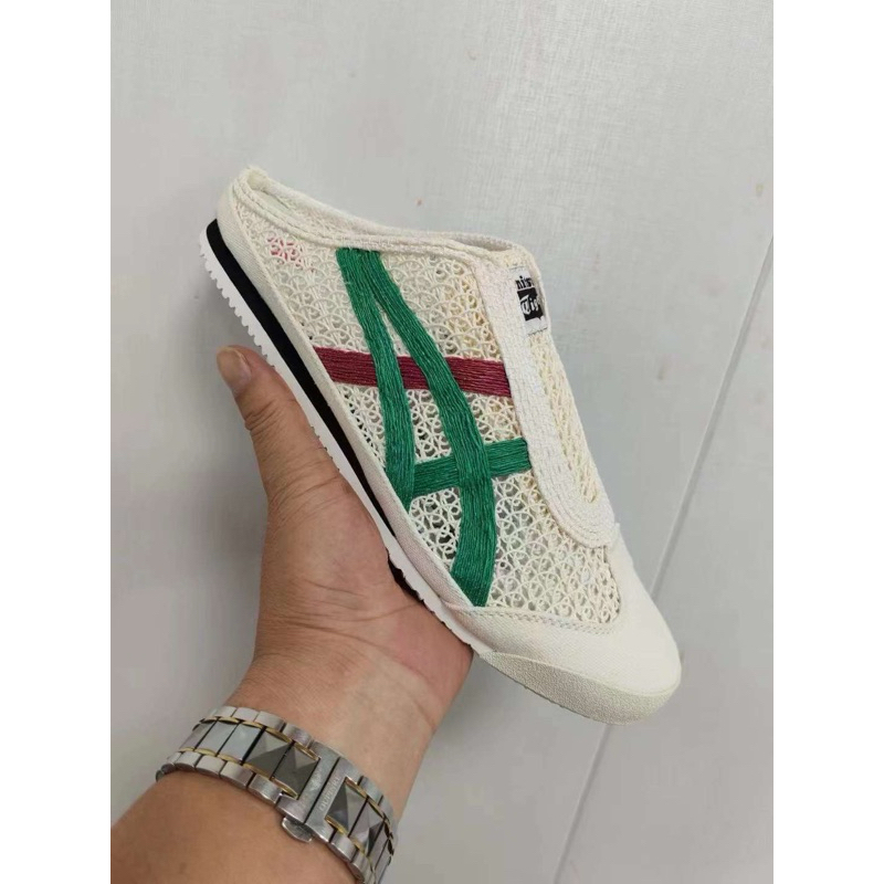 Jual Sepatu Onitsuka Mexico 66 Sabot Birch Green Original | Shopee ...