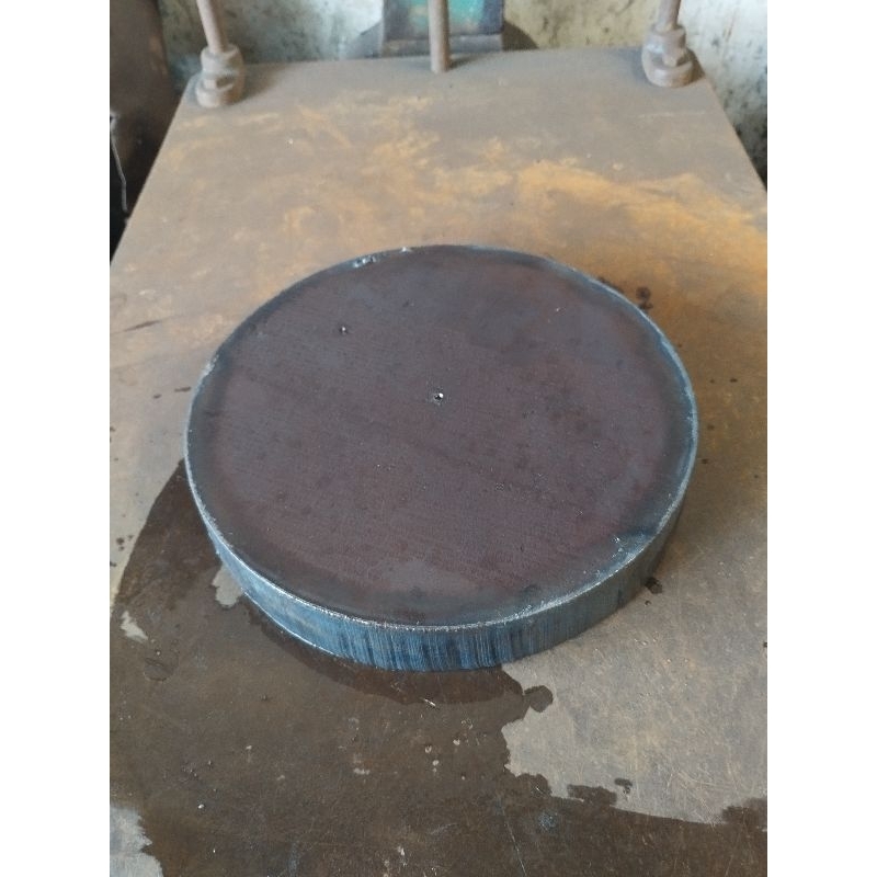 Jual plat besi potongan bulat tebal 35mm X diameter 230mm . 1pcs ...