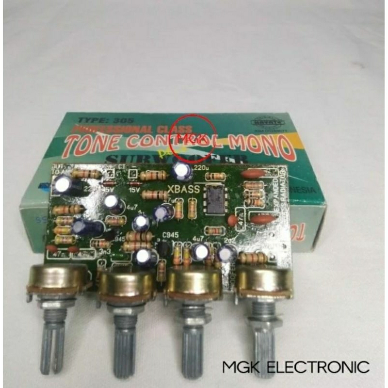 Jual KIT TONE CONTROL MONO PLUS SUBWOOFER HAYATE -305 | Shopee Indonesia