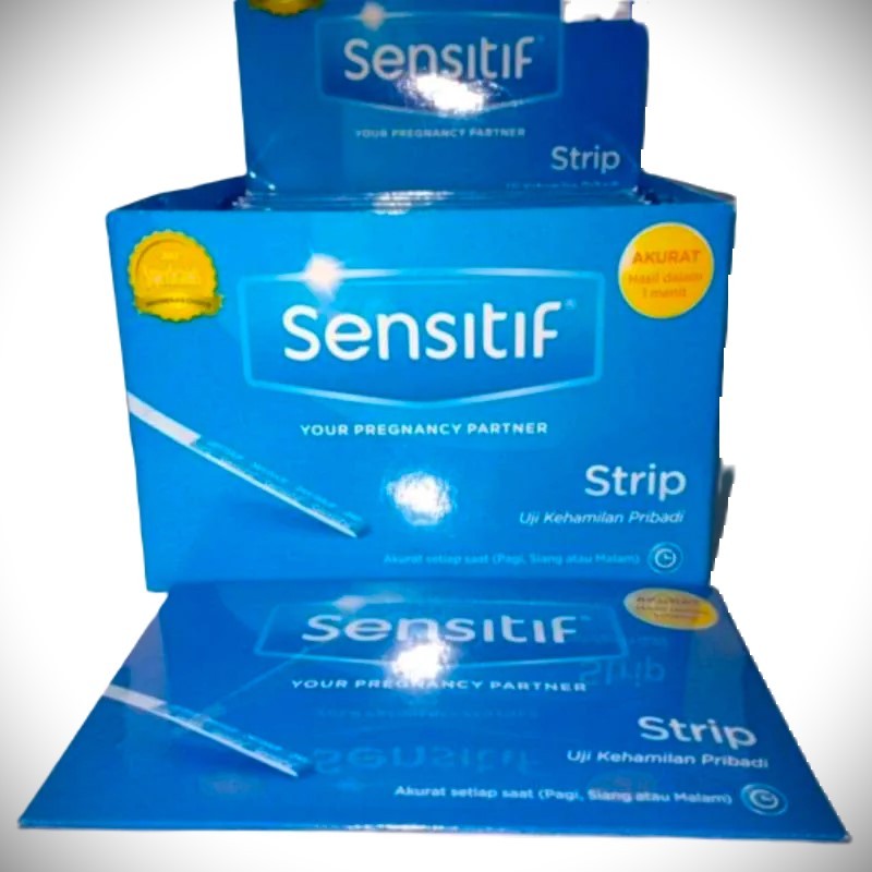 Jual Sensitif Box 25's ( Test Pack Kehamilan Isi 25 strip / box ...