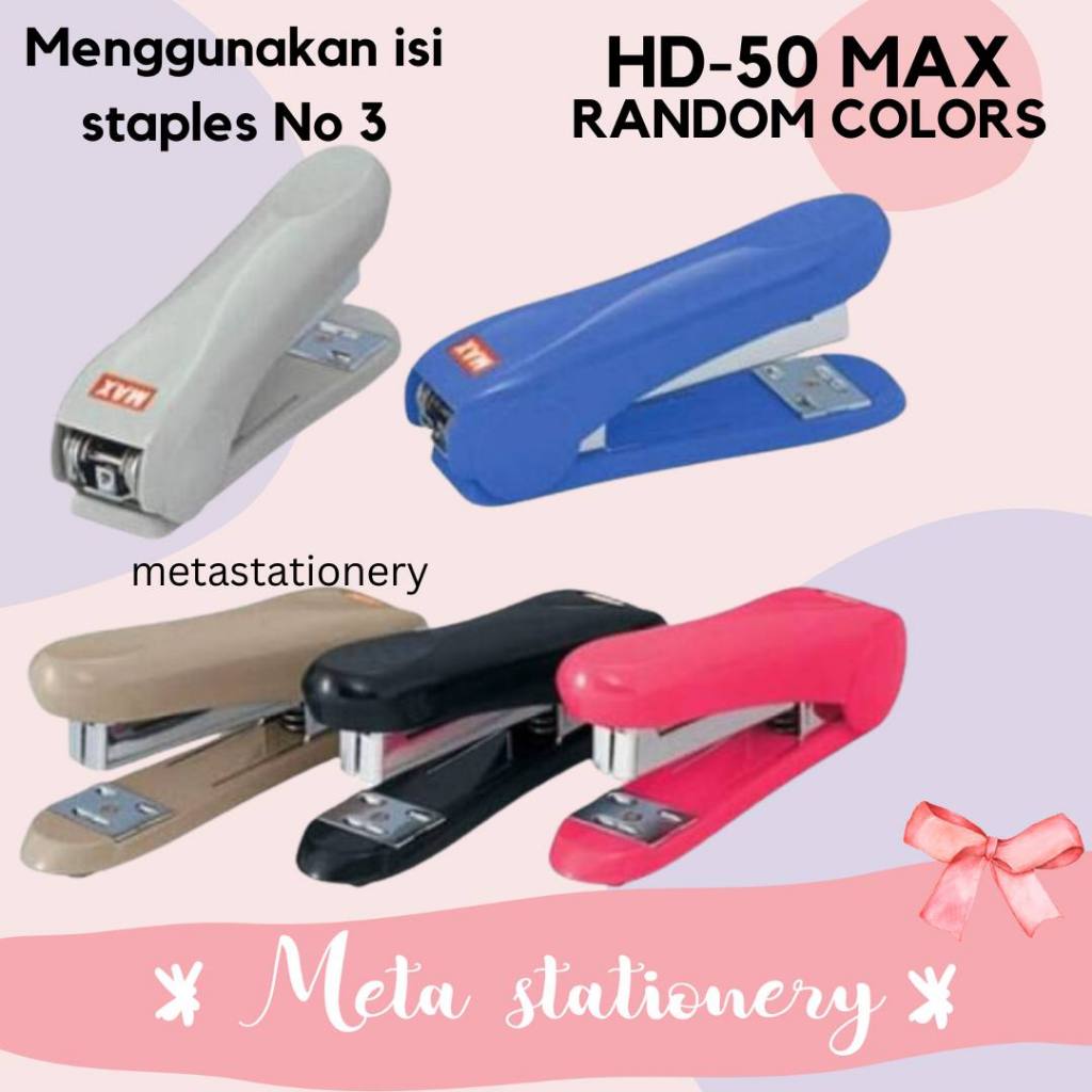 Jual Staples / Stapler MAX HD-50 ( menggunakan isi No 3 ) | Shopee Indonesia