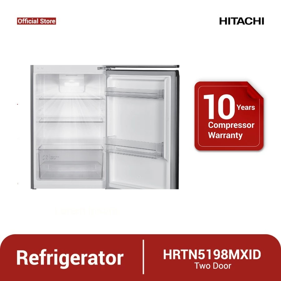 Jual KULKAS HITACHI INVERTER 2 PINTU HRTN5198MXID 181 Liter | Shopee Indonesia