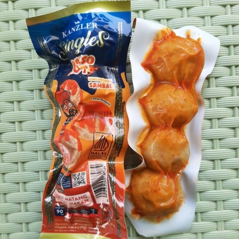 Jual Bakso kanzler Sosis SINGLES siap makan cemilan lezat camilan hot ...