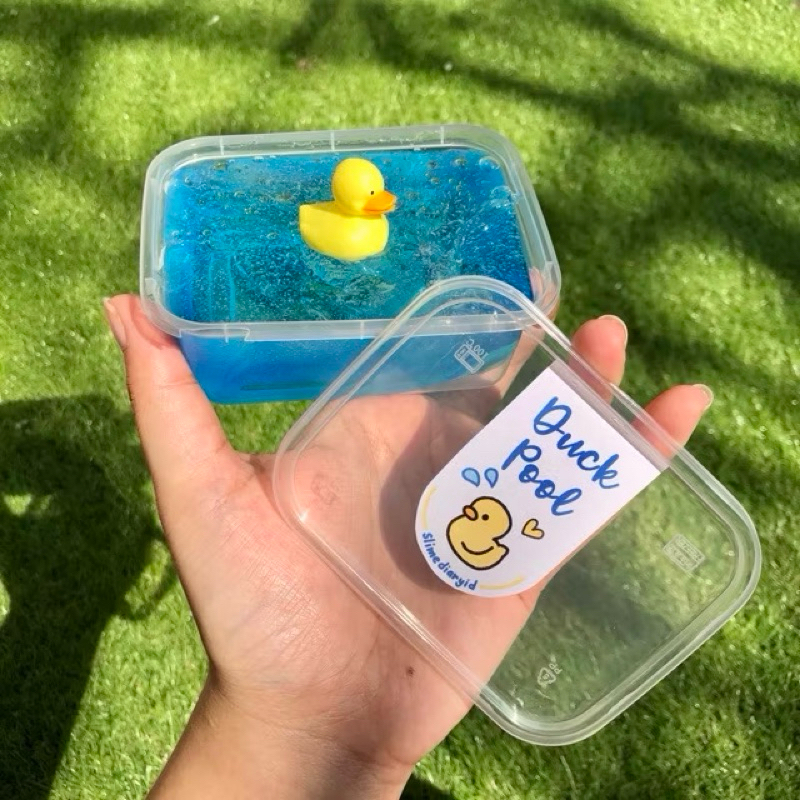 Jual Duck Pool Slime 200ml by Slime Bandung | Slime Murah | Shopee ...