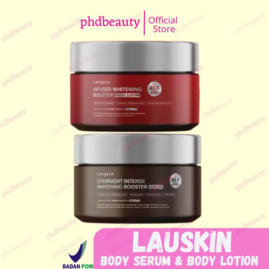 Jual [READY] LAUSKIN OVERNIGHT INTENSE WHITENING BOOSTER BODY LOTION ...