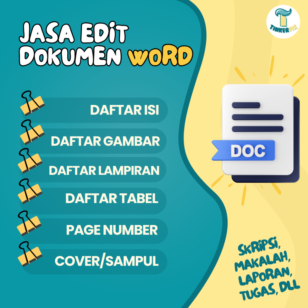 Jual Jasa Edit Dokumen File Word | Shopee Indonesia