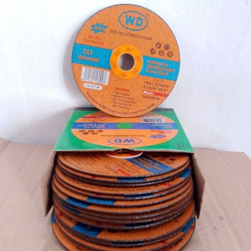 Jual WD Cutting Besi/Mata gurinda potong WD/Cutting Wheel 4 Inch ...