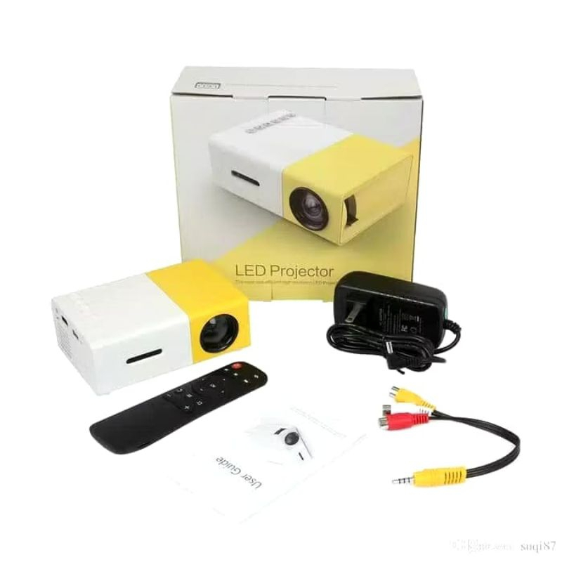 Jual Mini Proyector LED YG300 / YG-300 / YG 300 LCD Portable Projector ...