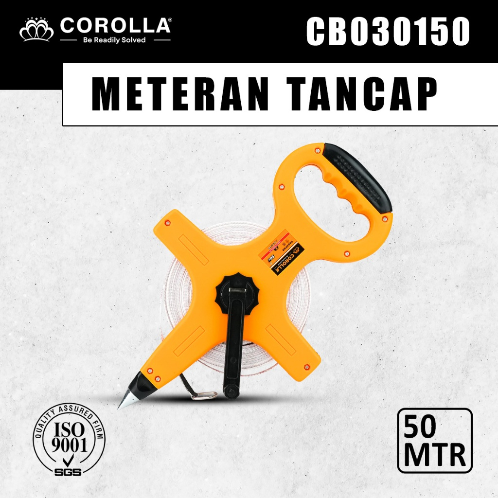 Jual Corolla Meteran Tancap Corolla Meteran Tanah Meteran Roll 50 Meter ...