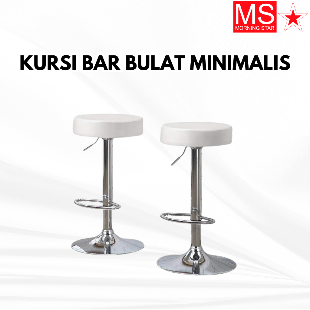Jual Morning Star Kursi Bar Bulat Kursi Bar Hidrolik Kursi Makan Cafe ...