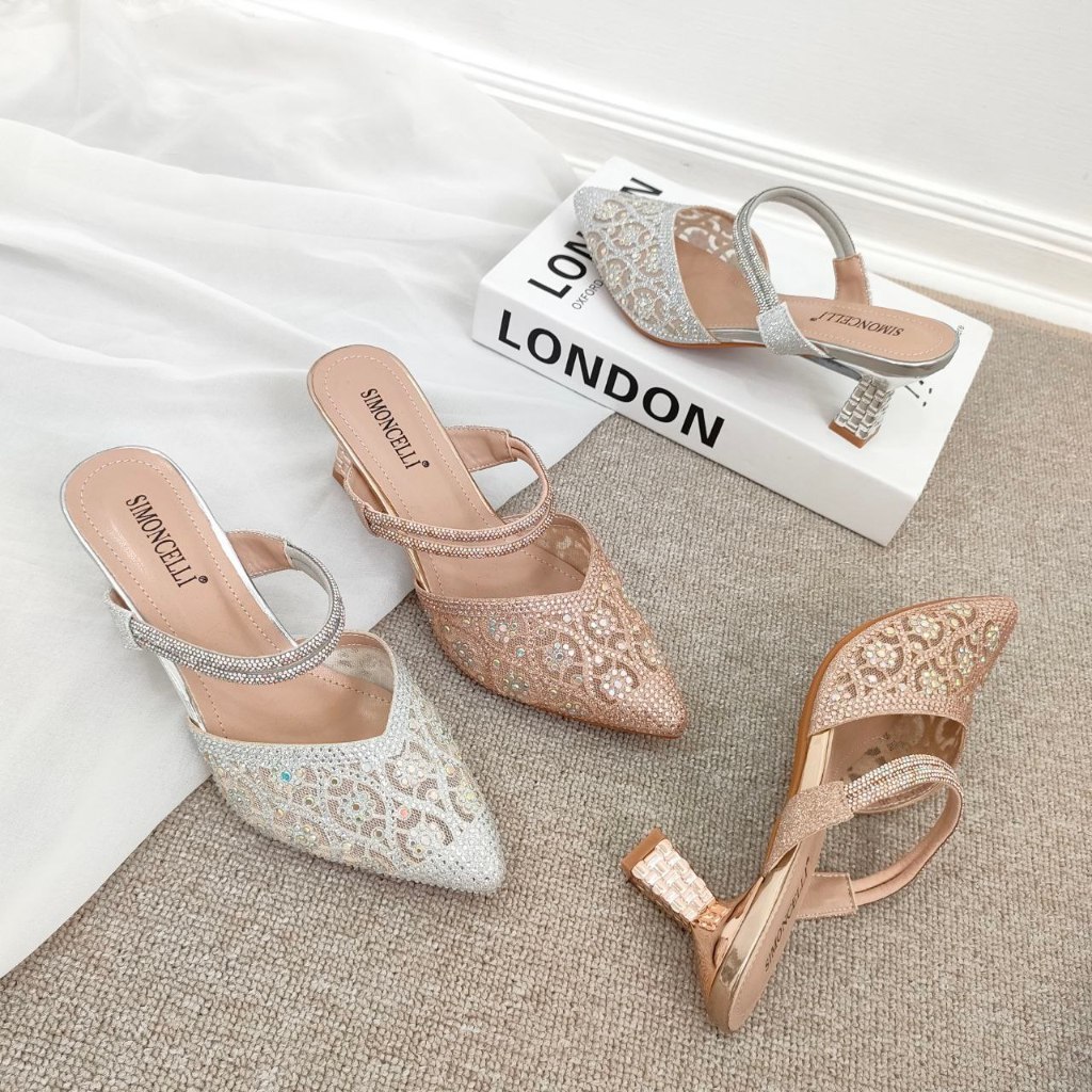 Jual Simoncelli Sepatu Heels Pesta Wanita 5cm | Heels Cewe Kondangan ...