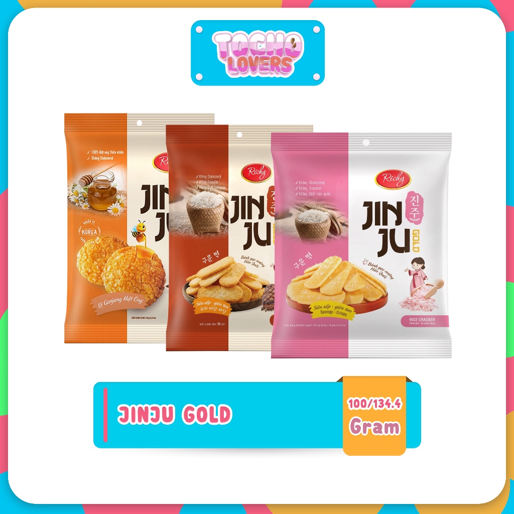 Jual Richy JINJU JIN JU Rice Crackers Krekers Beras Rasa Pink Sea Salt ...