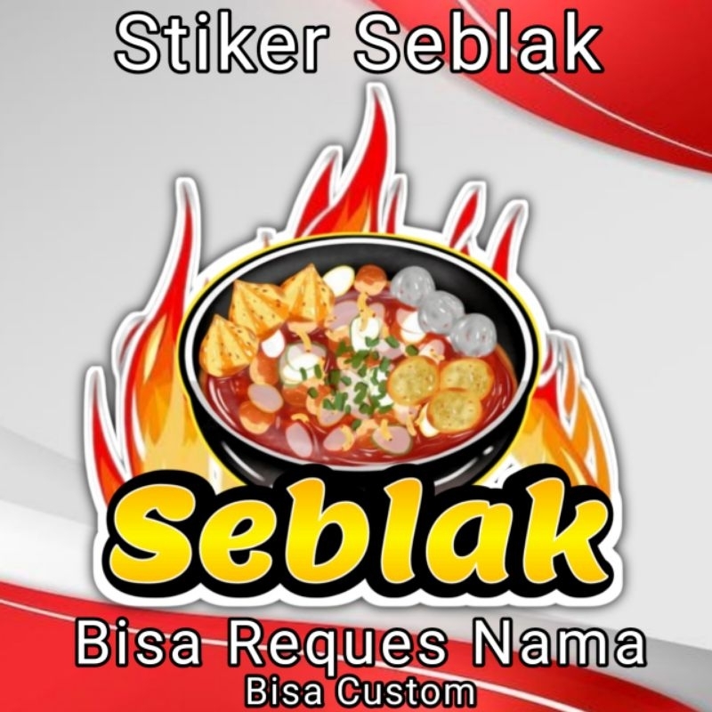 Jual Stiker Seblak |Stiker Gerobak Jualan | Shopee Indonesia