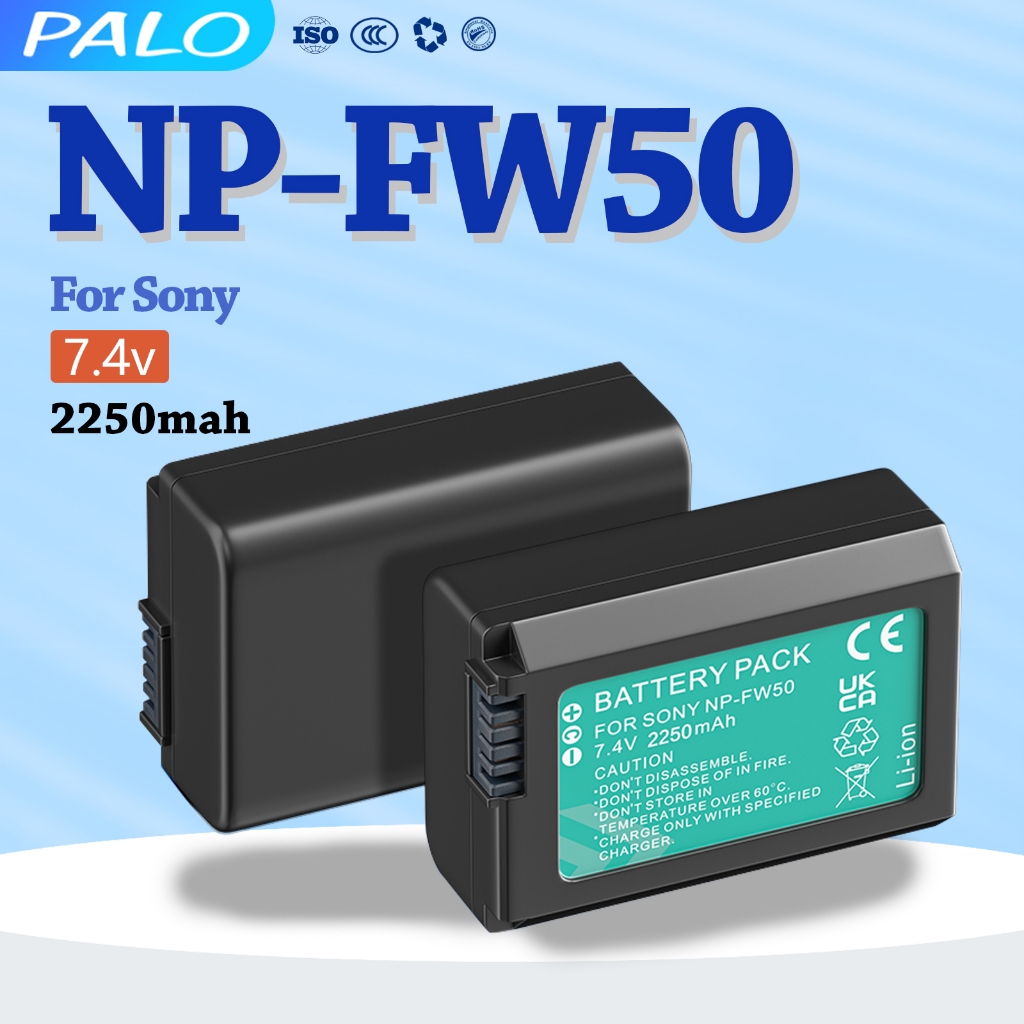 Jual PALO Baterai NP-FW50 2250mah NPFW50 For Sony Battery Kamera untuk ...