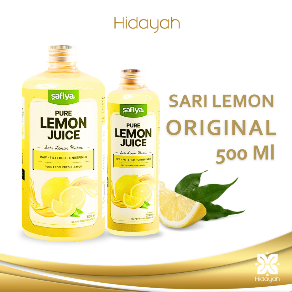 Jual Sari Lemon Safiya 500 Ml Asli Sari Buah Lemon Diet Detox Original ...