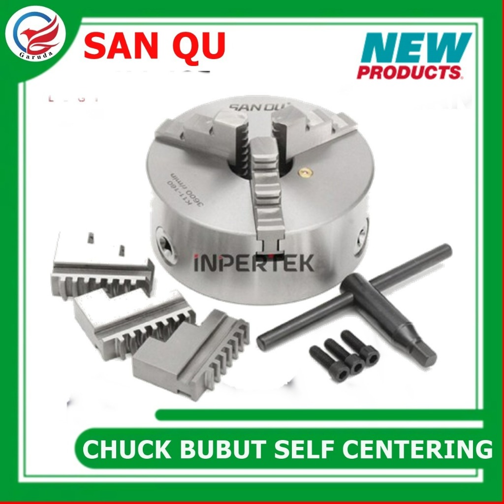 Jual Chuck Bubut 8" Claw K11-200 3 Jaw Cekam Kaki 8 Inch Self Centering ...