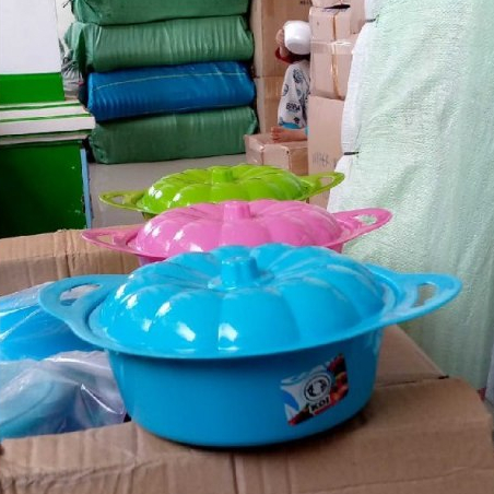 Jual TSSJ BASKOM NASI BULAT BASKOM PLASTIK TUTUP BULAT BASKOM NASI ...