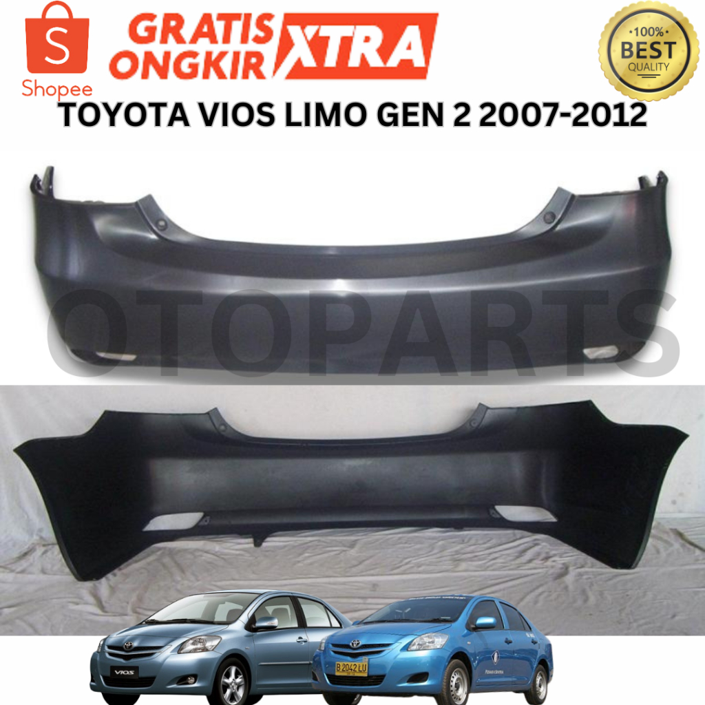 Jual BEMPER BUMPER BELAKANG VIOS LIMO GEN 2 2007 2008 2009 2010 2011 ...