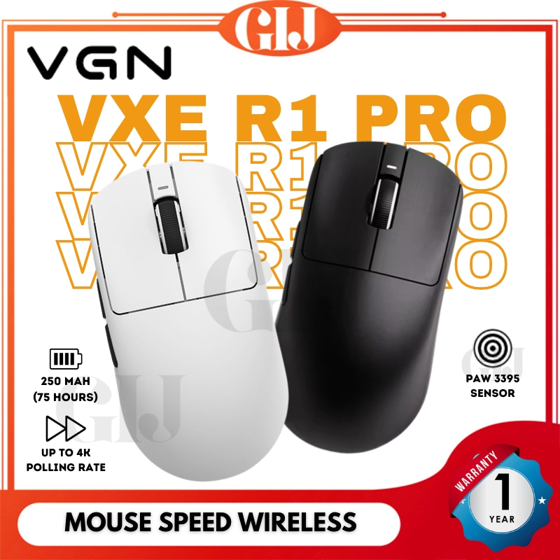 Jual VGN VXE R1 Pro 4K Wireless Gaming Mouse Light Weight Mouse Smart ...