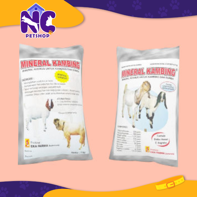 Jual MINERAL KAMBING 1kg EKA FARMA - Vitamin Mineral khusus untuk ...