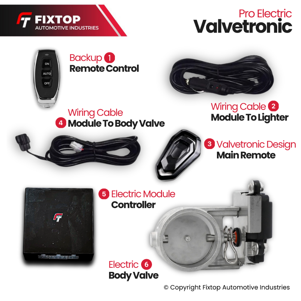 Jual FIXTOP Valvetronic Exhaust Electric Vacum Pro / Knalpot Racing ...