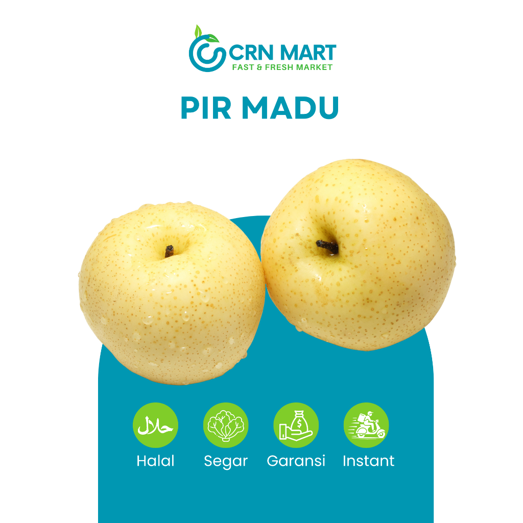 Jual CRN MART - Pir Madu Segar/Buah-buahan Segar/Pir Madu Fresh 1 kg ...