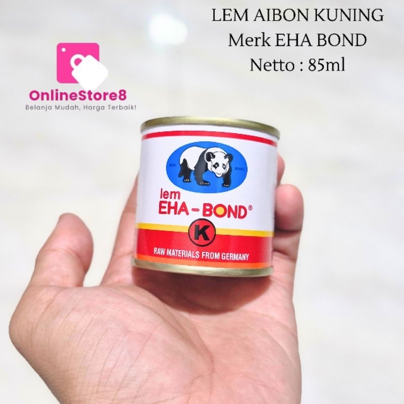 Jual BERKUALITAS Lem Eha Bond 85ml / Lem Kuning Aibon / Lem Serbaguna ...