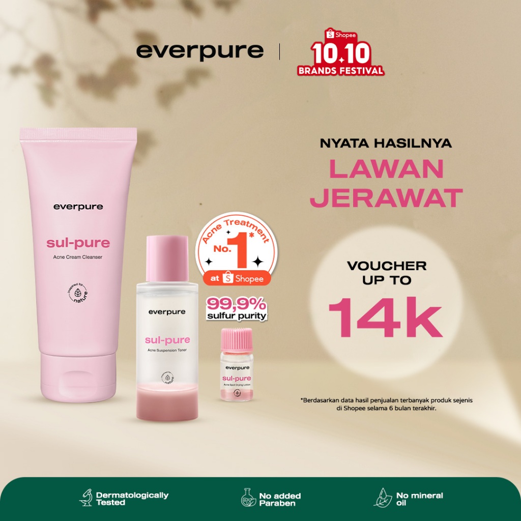 Jual [Sulpure Series] EVERPURE Sul-pure - Paket Perawatan Kulit ...