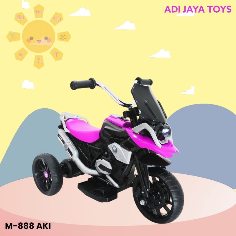 Jual Mainan Motor Aki Anak PMB M888 dengan Ban Karet dan Lampu - Toys M ...