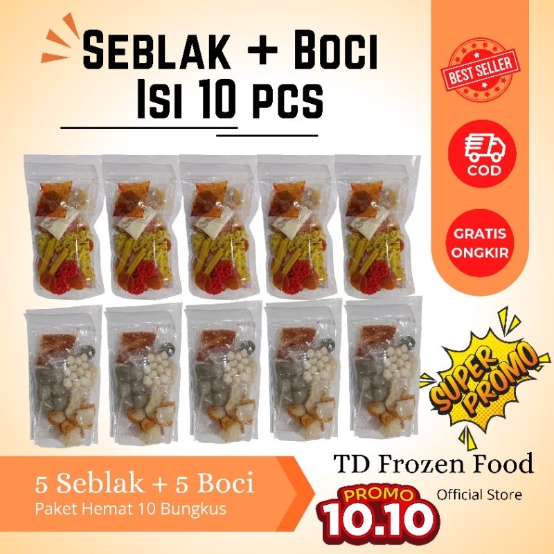 Jual Paket Hemat 5 Seblak + 5 Baso Aci | Shopee Indonesia