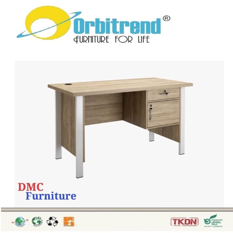 Jual Meja Kantor 120 cm Meja Tulis 1/2 Biro Meja kerja meja kaki Besi ...